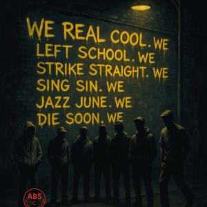 We Real Cool Poem Analysis – Gwendolyn Brooks’s Short