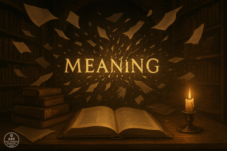 Deconstruction in Literature : Breaking the Text, Bending the Truth